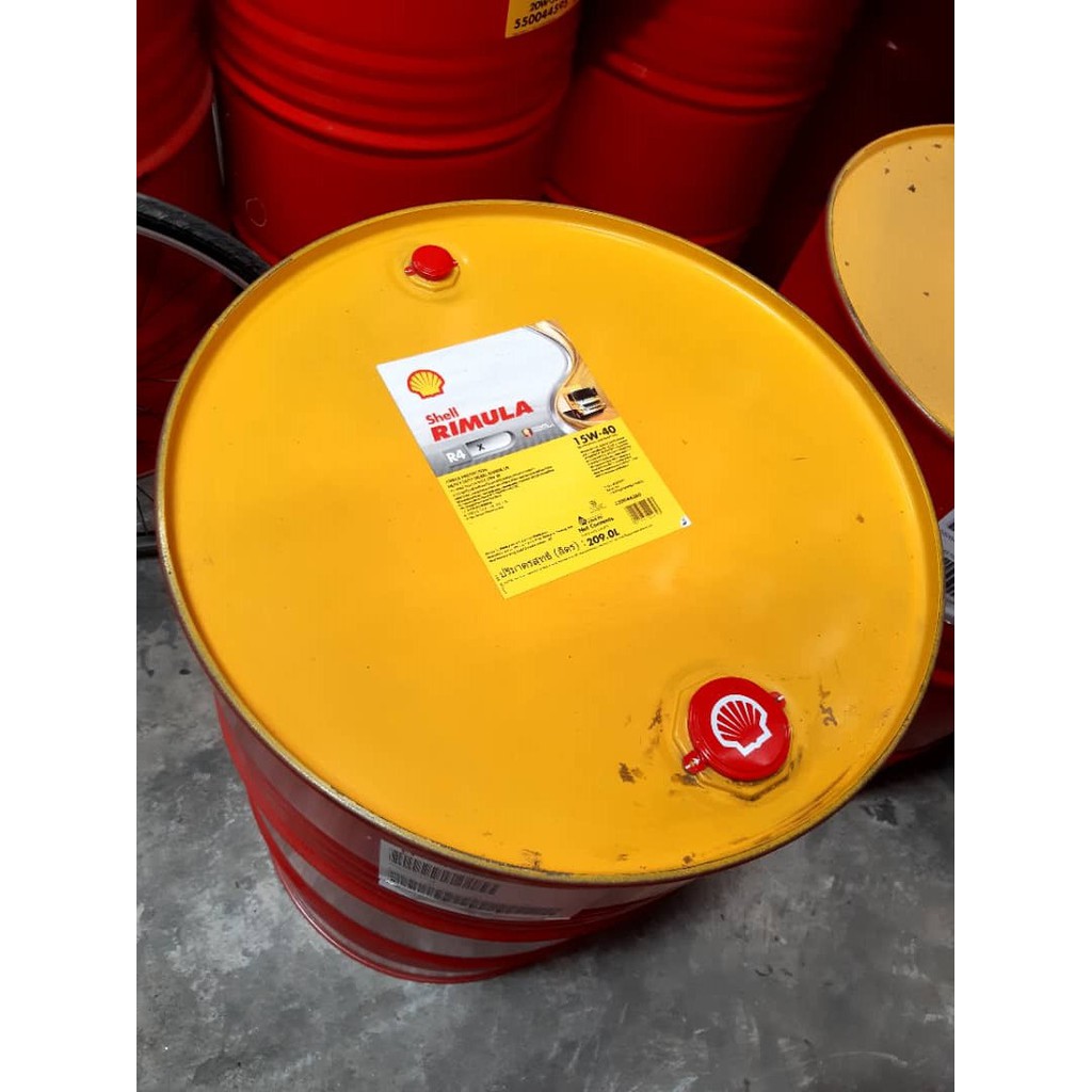 Shell Rimula R4X 15W-40 Heavy Duty Diesel Engine Oil API CI-4, CH-4, CG ...