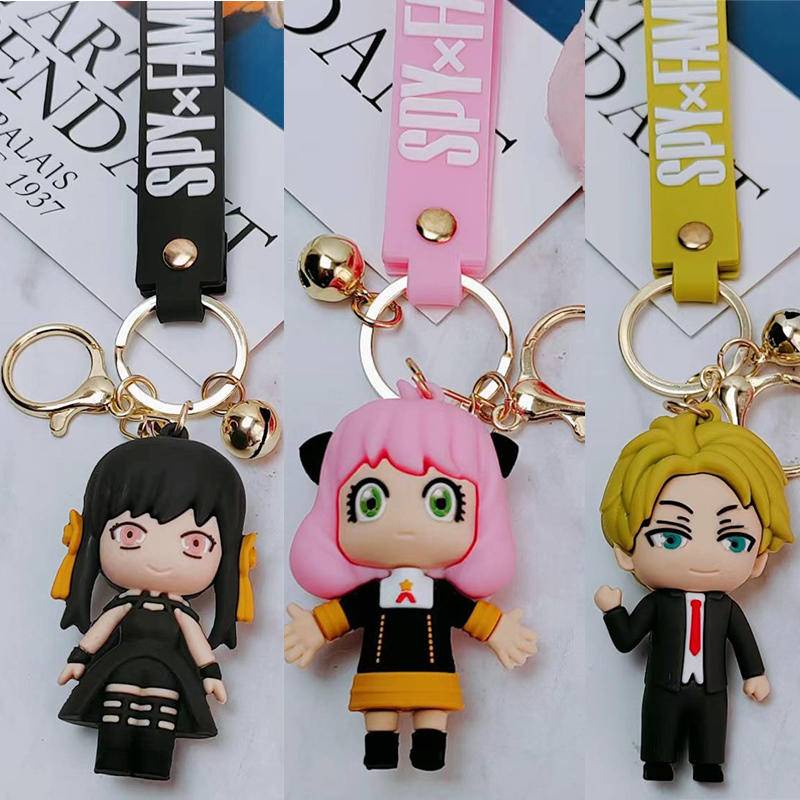 SPYxFAMILY Keychain Anime Key Buckle for School Bag Backpack Mobile ...