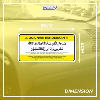 Vehicle Boarding Dua Sticker Doa Naik Kenderaan | Shopee Malaysia