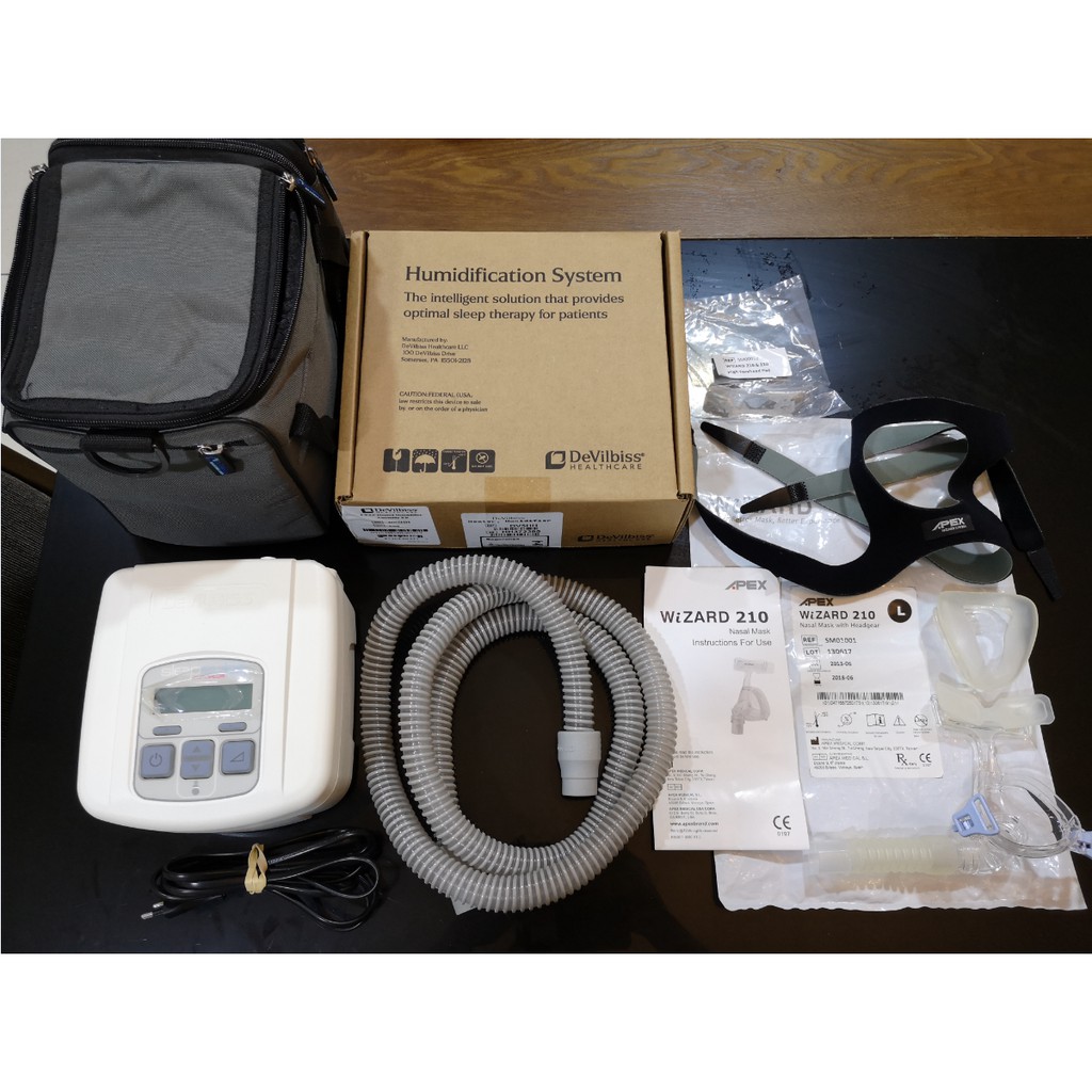 CPAP DeVilbiss SleepCube AutoPlus Complete Set incl tube, humidifier ...