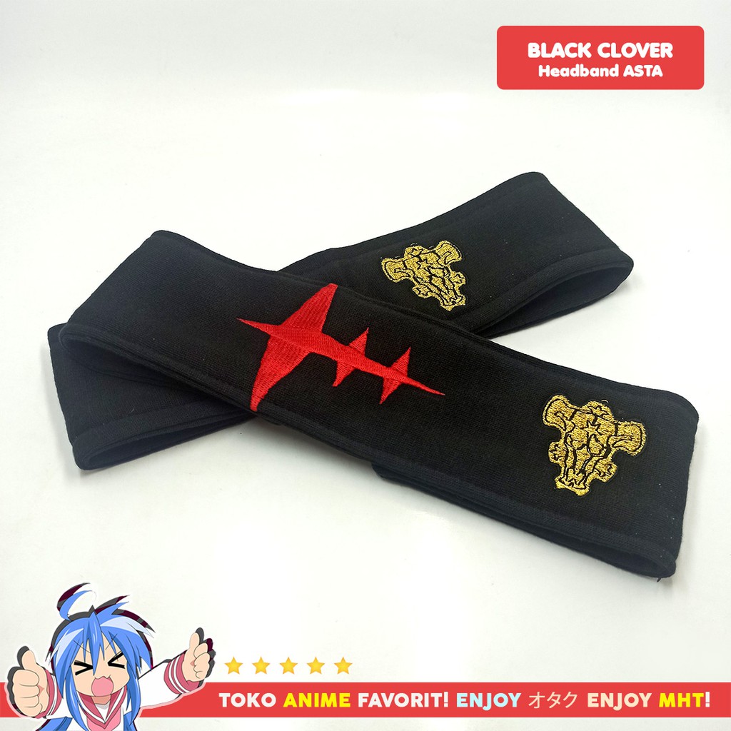 Headband Asta Headband Black Clover After Training Shopee Malaysia
