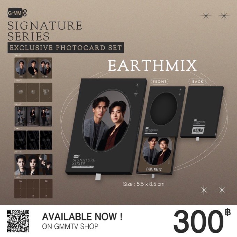 GMMTV Signature Exclusive Photocard : EarthMix • Earth Mix | Shopee Malaysia