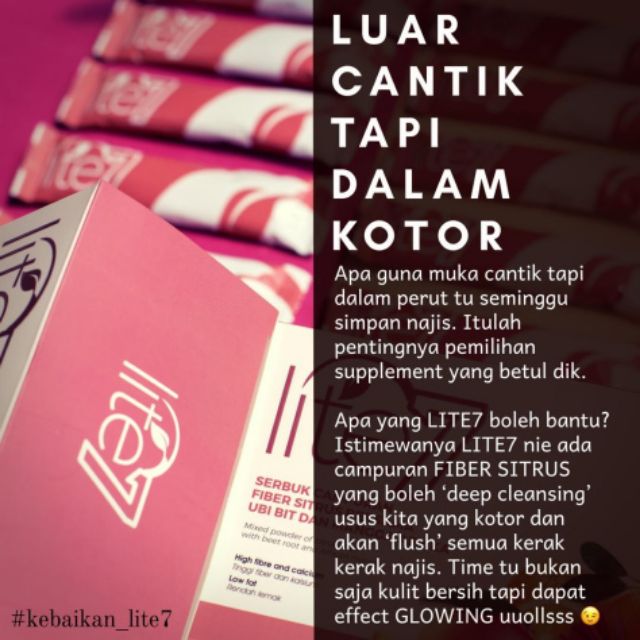 Lite7 MINUMAN FIBER CITRUS | Shopee Malaysia