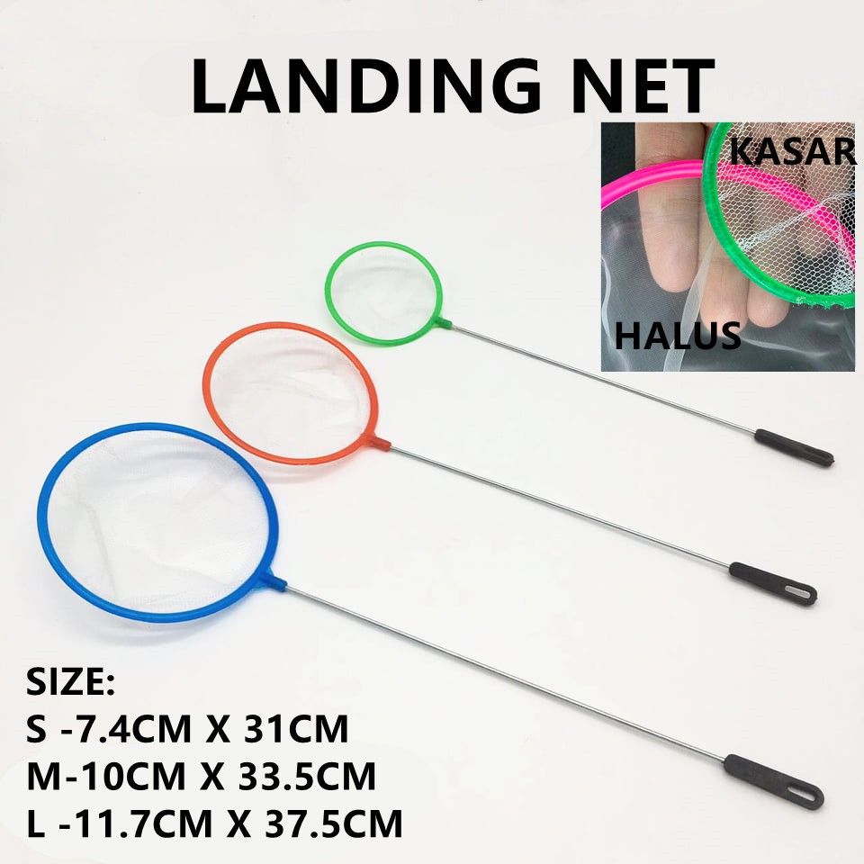 AQUARIUM FISH LANDING NET SAUP IKAN SIZE: S / M / L | Shopee Malaysia
