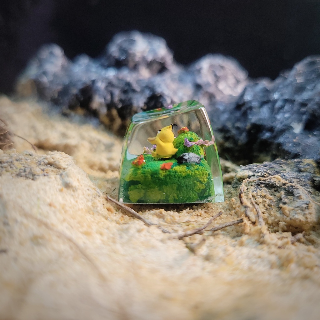 Pokemon Psyduck keycap - mechanical key buttons - odd keycap - anime ...