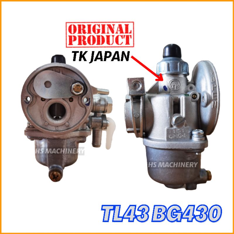 Original TK Japan Teikei TL43 BG430 Grass Cutter Brush Cutter Carburetor Mesin Rumput | Shopee ...