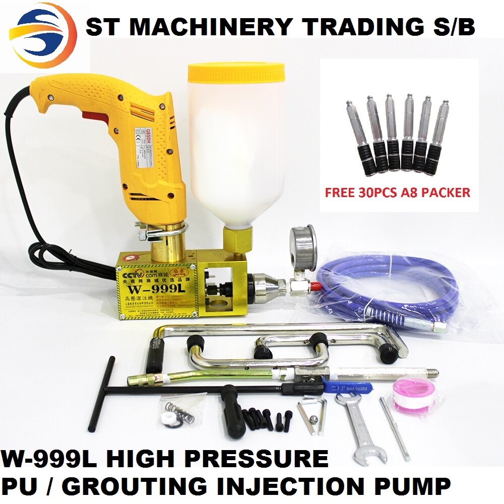 W-999L ELECTRIC PU INJECTION PUMP/ POLYURETHANE FOAM GROUTING | Shopee ...
