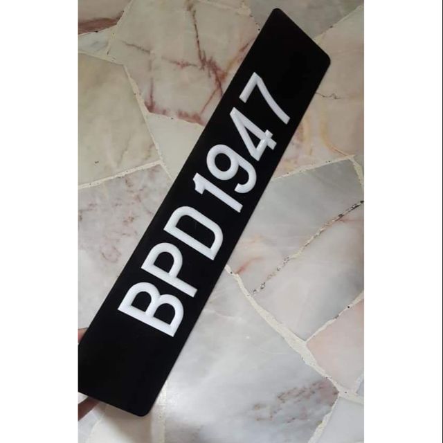 No plate standard size font biasa | Shopee Malaysia