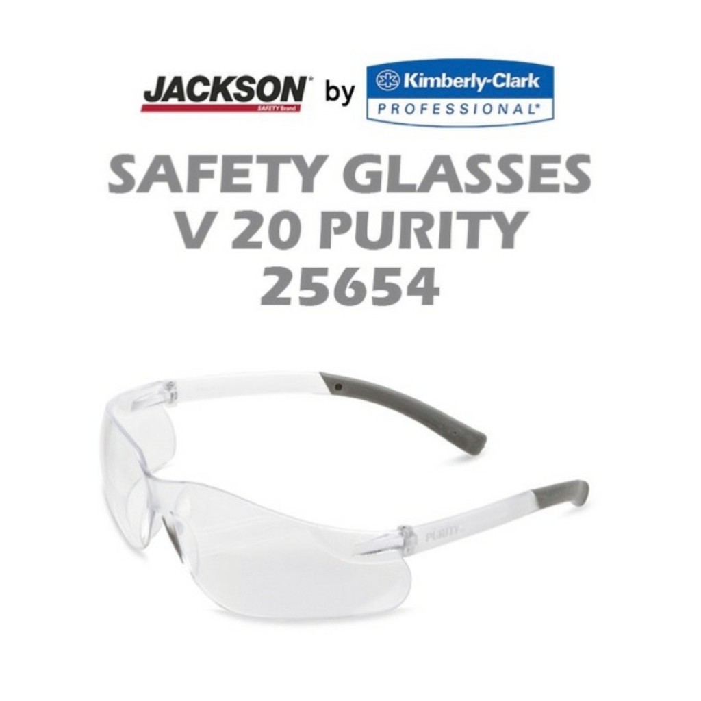 JACKSON* ( KleenGuard ) SAFETY PROTECTIVE Eye Wear Glasses V20 Purity ...