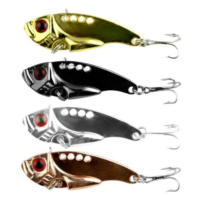 Metal Vib Blade Lure Killer Sebarau 11gram (Gold Copper Silver Colour ...