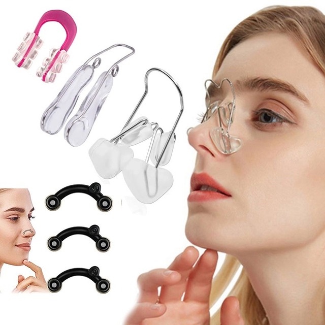 Japan Soft Silicone Nose Shaper Lifting Clip Nose Bridge Shaping ...