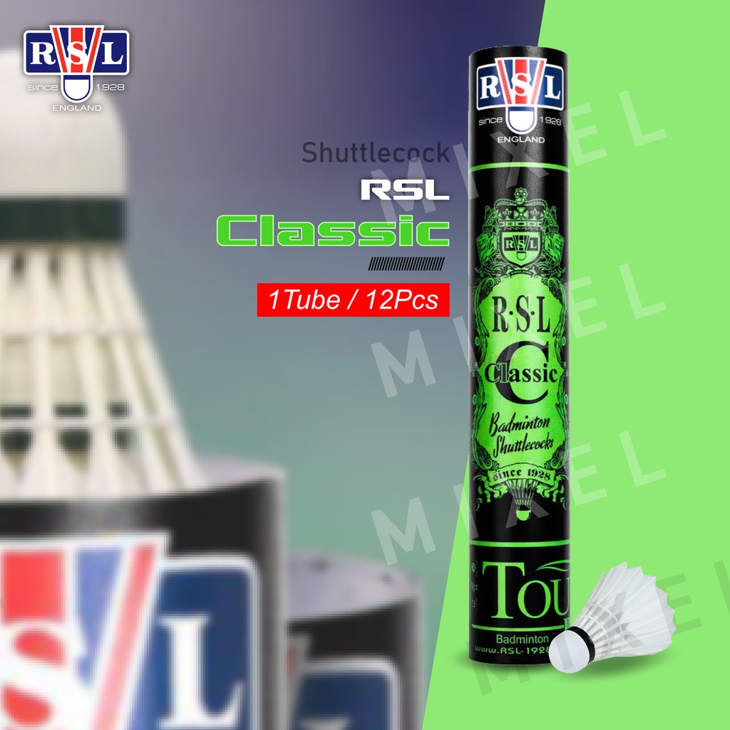 [READY STOCK] RSL Classic / Tourney No.1 Gold Badminton Feather ...