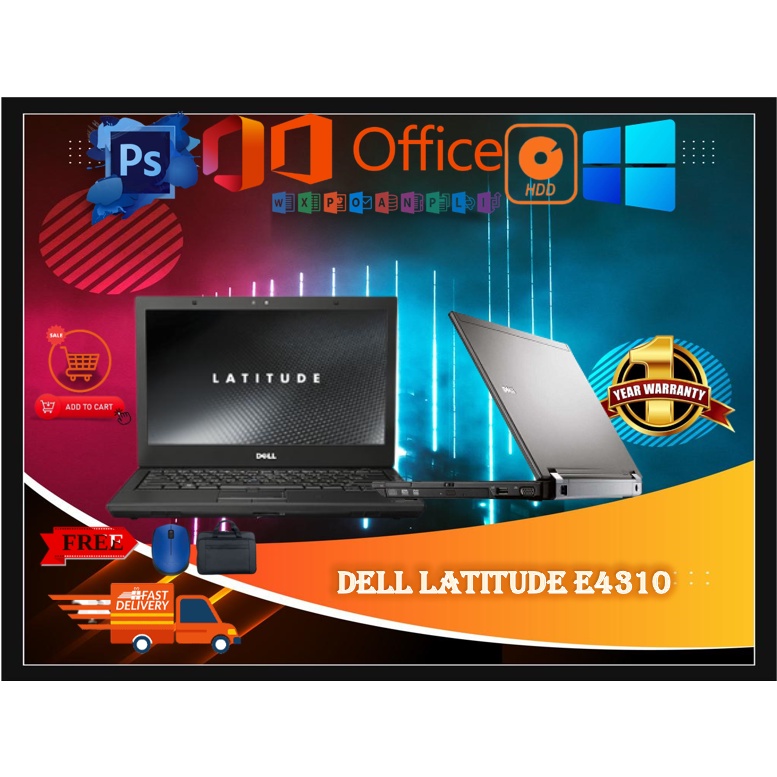 DELL LATITUDE E4310 INTEL CORE I5/4GB RAM/250 GB HDD/1 YEARS WARRANTY ...