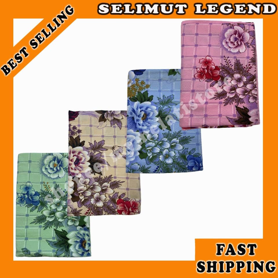 Selimut Legend Corak Bunga Size Single Kain Lembut Kualiti | Shopee ...