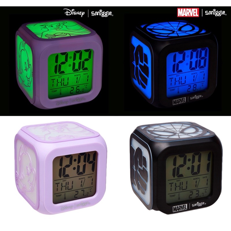 SMIGGLE DISNEY PRINCESS & MARVEL DIGITAL CLOCK 💯 ORIGINAL | Shopee Malaysia