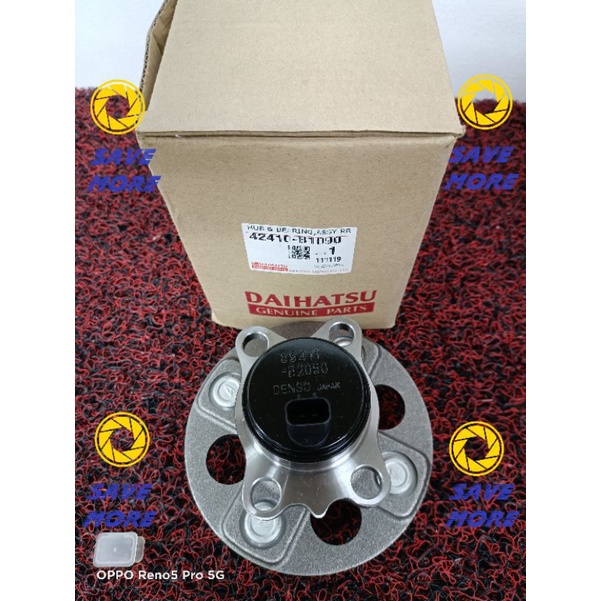 PERODUA MYVI NEW D20N AXIA BEZZA REAR WHEEL HUB BEARING 2017-2019 42410 ...