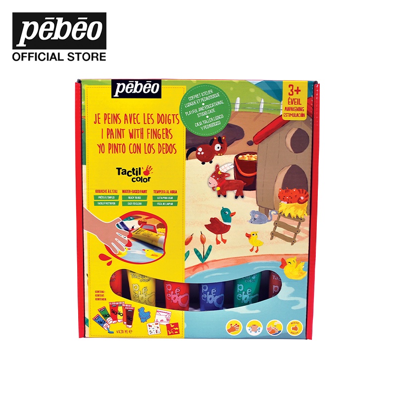 Pebeo Mini studio workbox of 6 classic colours +accessories | Shopee ...