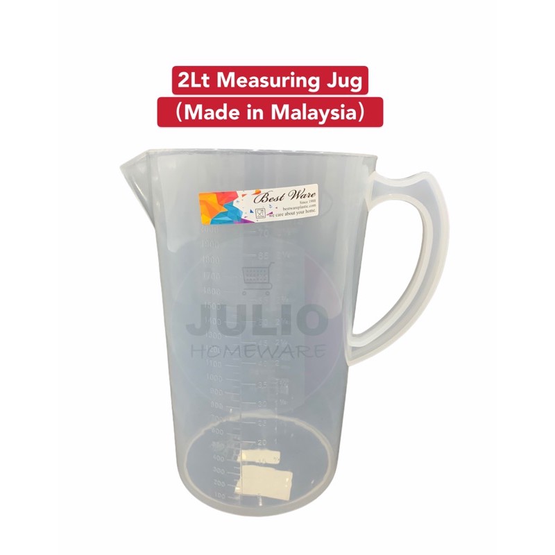 2000ml CAKE Land Measuring Jug - Plastic Measuring Jug | Shopee Malaysia