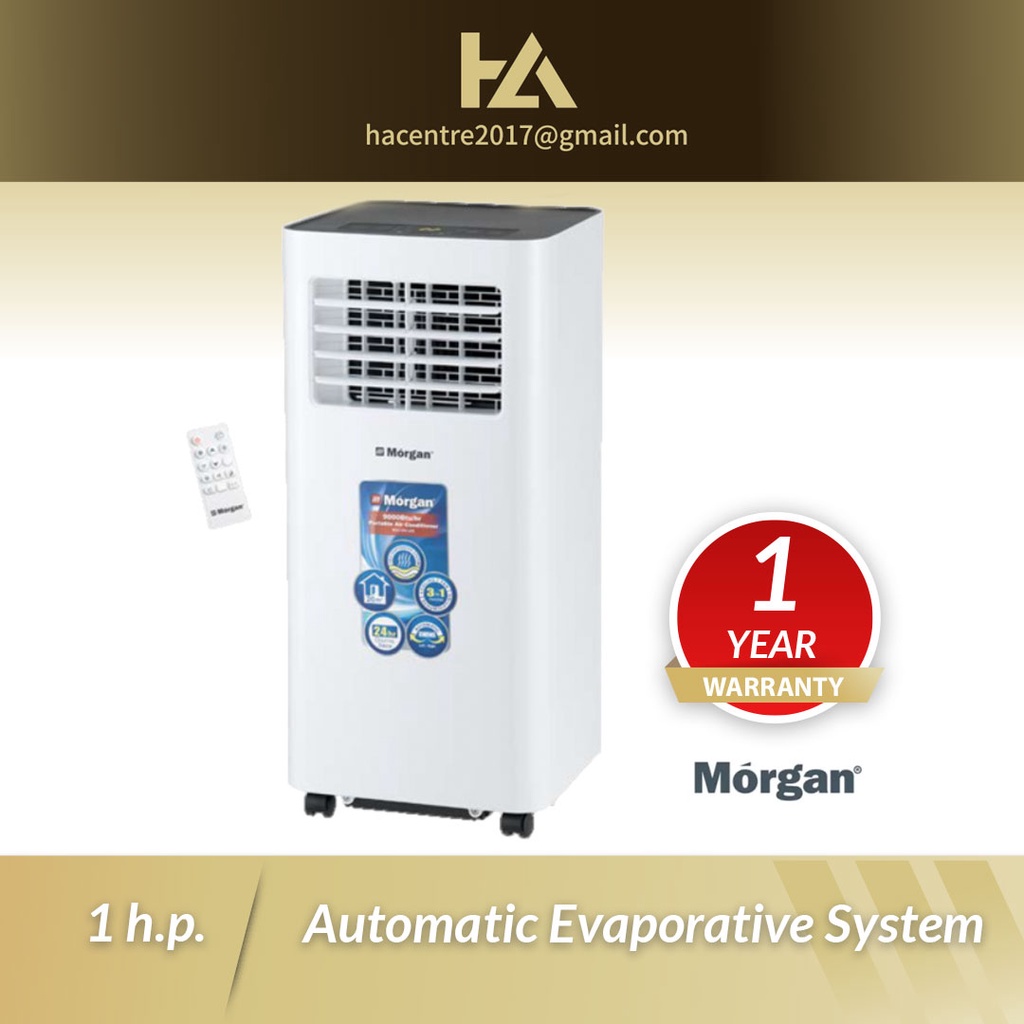 Morgan 1H.P. Portable Air Conditioner MAC-093 / MAC093便携式空调 Penghawa ...