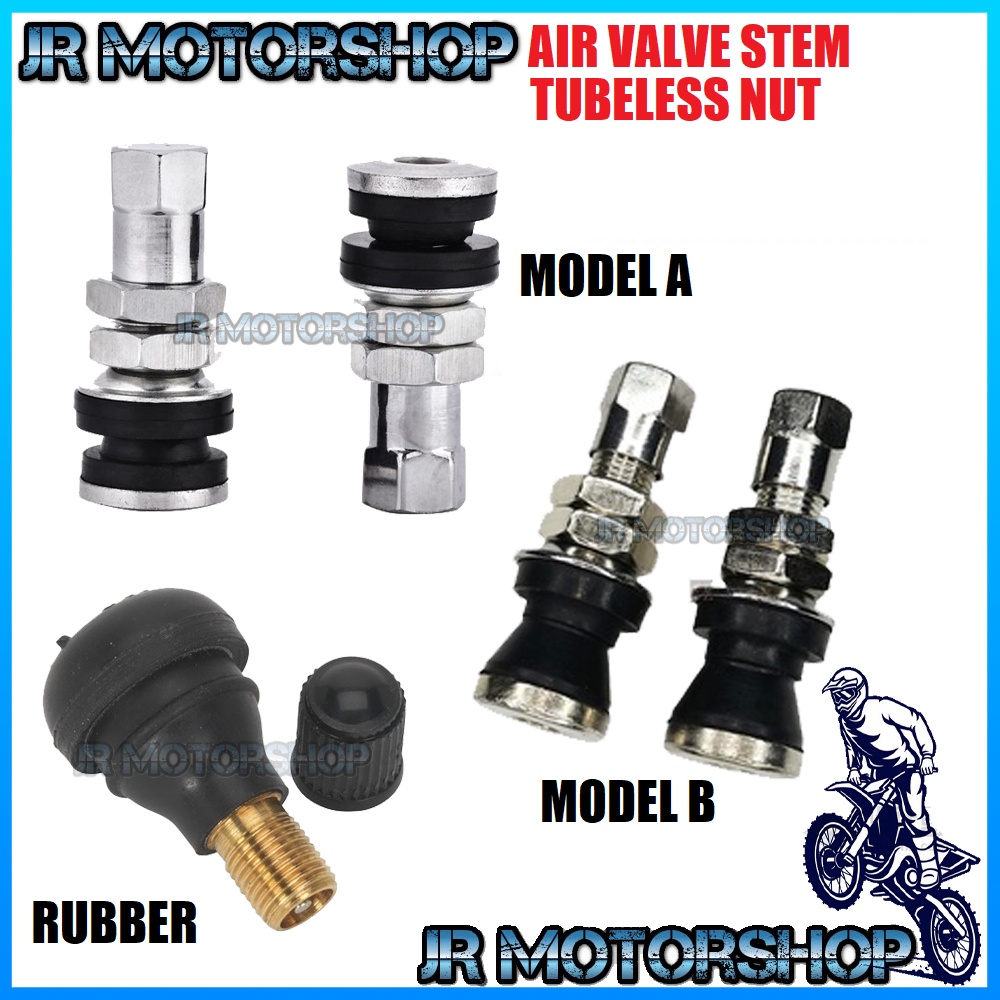 KEPALA TIUB TUBELESS HEAD TIUBLESS TUBE LESS NUT UNIVERSAL SHORT VALVE ...