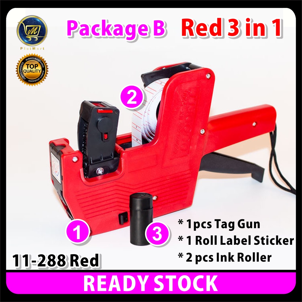 PlatMart - [READY STOCK] MX5500 Price Tag Gun Label Machine Labeler ...