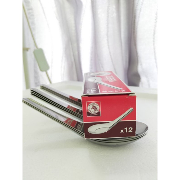 Zebra stainless steel spoon 0.8mm thickness (12 pcs) | Shopee Malaysia