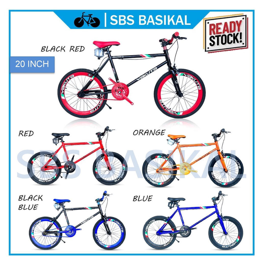 20" Basikal Fixie Single Speed , ALLOY Caliper Brake | Shopee Malaysia