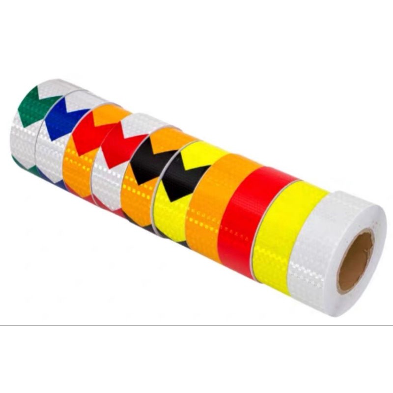 SAFETY SELF ADHESIVE REFLECTIVE TAPE STICKER 50MM roll Reflective ...