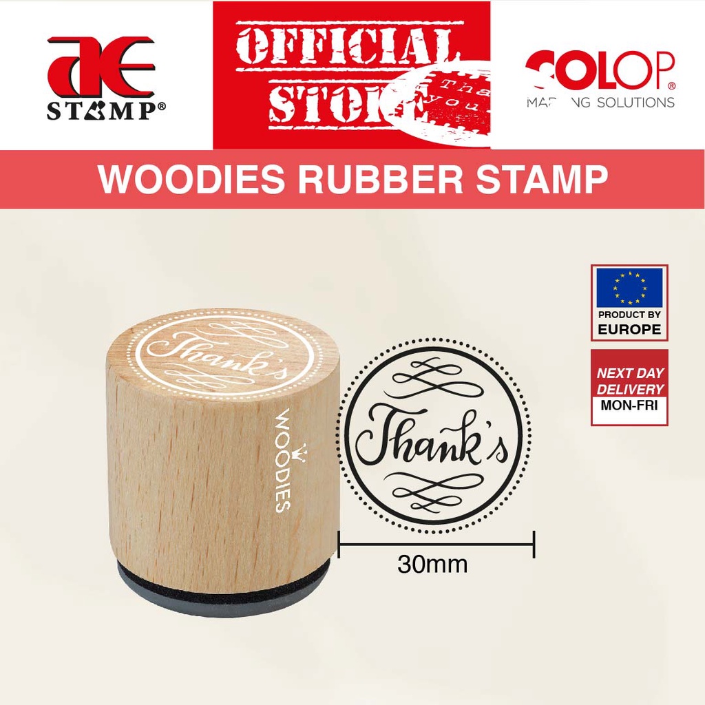 Thank You Stamps Series | Gratitude Stamps | Woodies Rubber Stamp ...