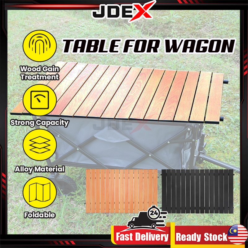 JDEX Aluminum alloy Foldable Table top Outdoor utility wagon foldable ...