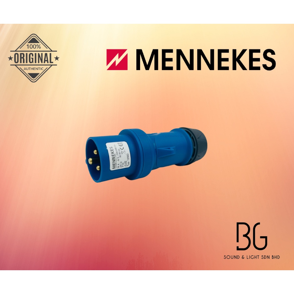 MENNEKES 13502, 16A 3P MALE CE PLUG | Shopee Malaysia