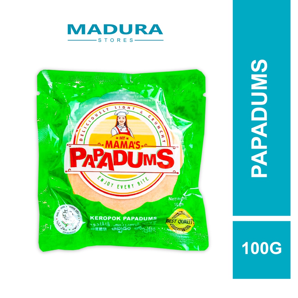 My Mama's Papadums 100g (Keropok Papadum) | Shopee Malaysia