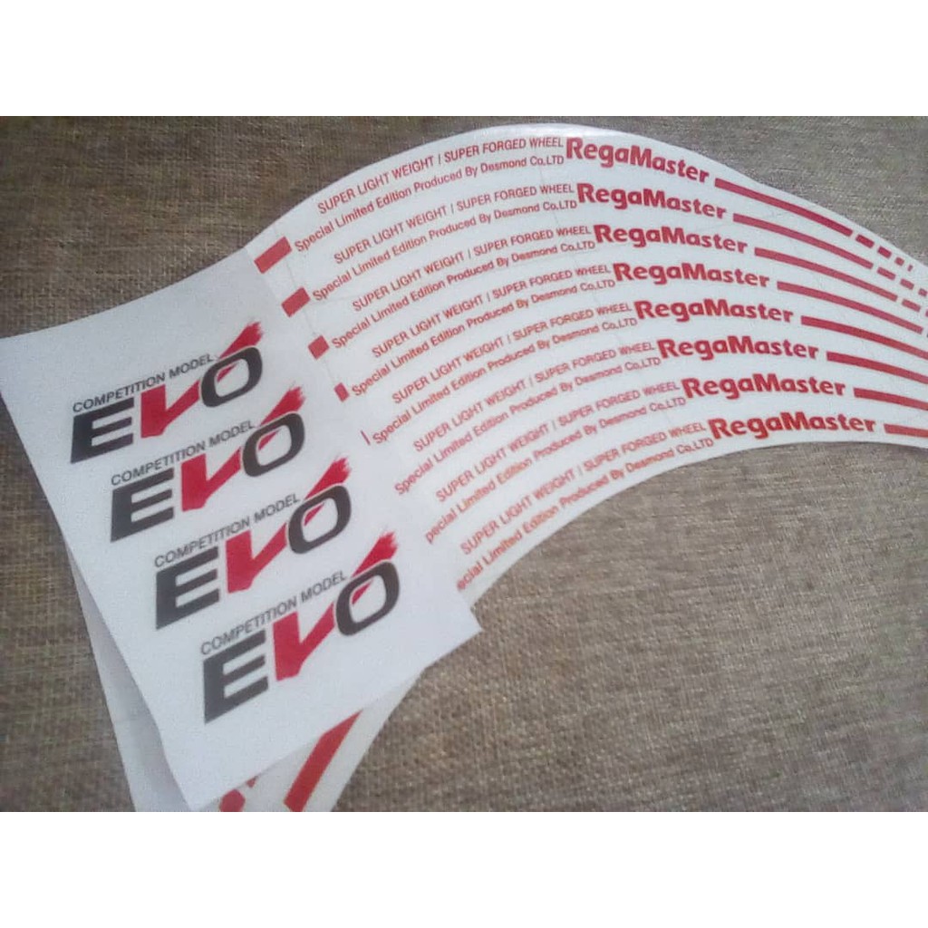 Desmond Evo regamaster replacement sticker | Shopee Malaysia