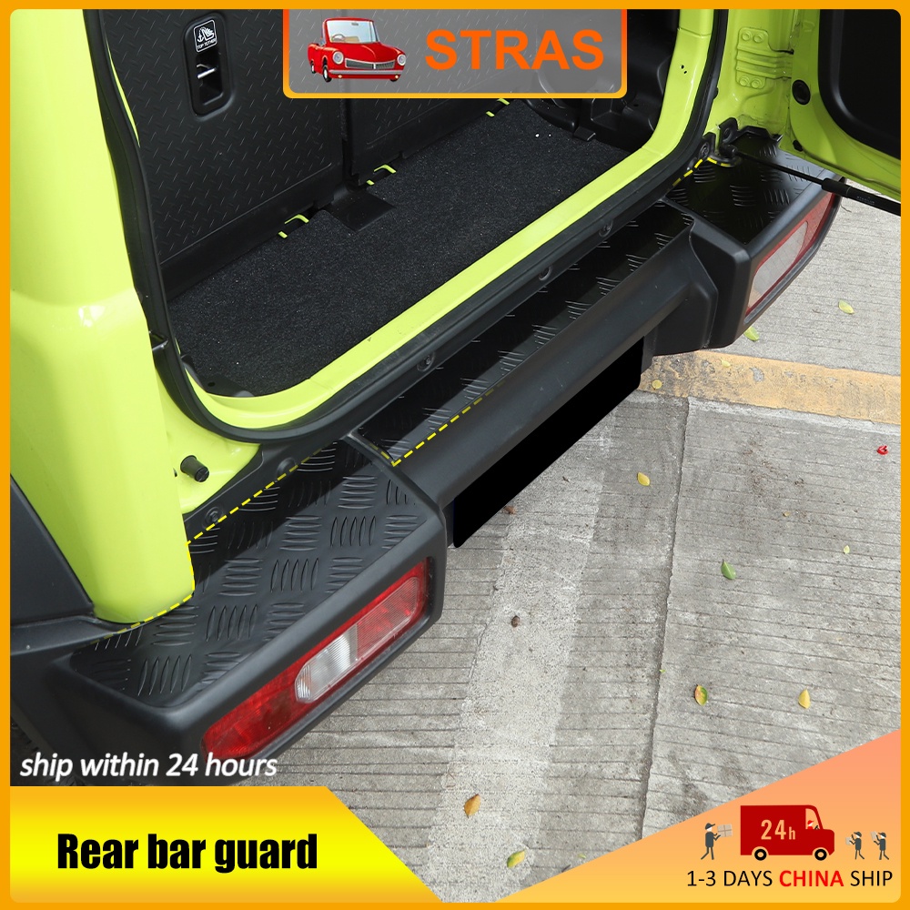 [Ready Stock] Car Aluminum Alloy Trunk Rear Bar Guard Plate Protective Cover for Suzuki Jimny ...