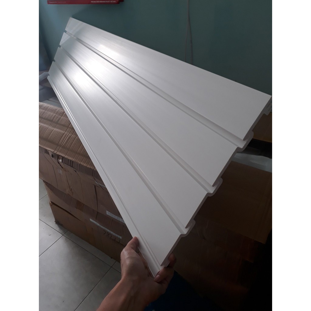 Slotted PVC Slatwall for hanging goods G023-1200-320 | Shopee Malaysia