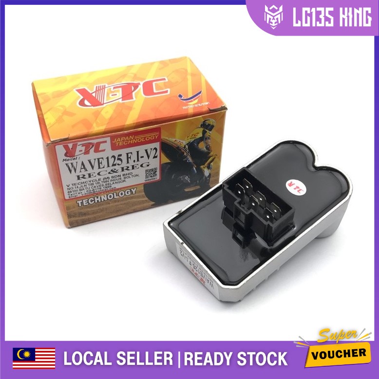 HONDA WAVE125-I WAVE125i WAVE125-FI V2 RECTIFIER REGULATOR KATAP KATAU ...