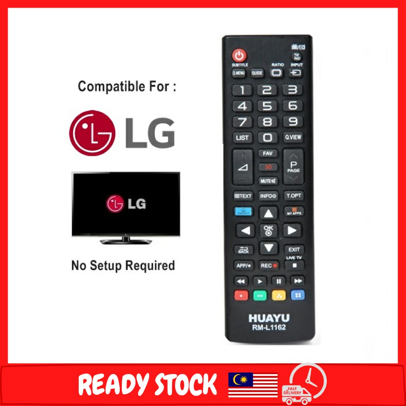 Universal LG TV Remote Control Replacement with Smart / 3D support ...