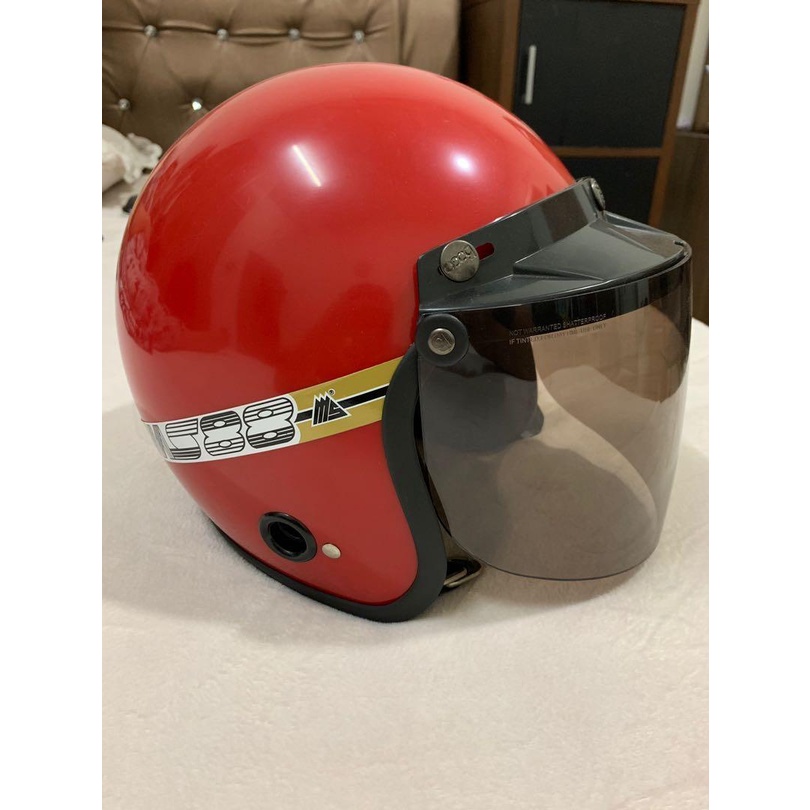 100% ORIGINAL MS88 Helmet [Tali Tulisan Merah] MURAH Wholesale Price ...