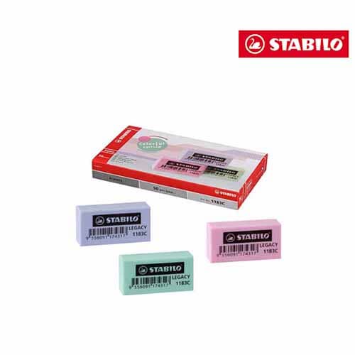 [50pcs / box] Stabilo Legacy Eraser 1183 / 1183C Rubber / Pemadam ...