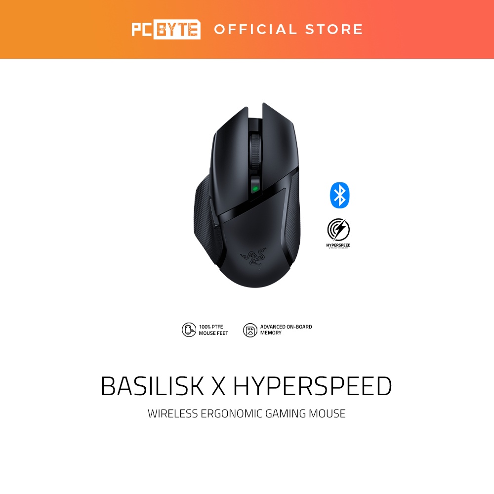 Basilisk X HyperSpeed Wireless Gaming Mouse - Black | Shopee Malaysia