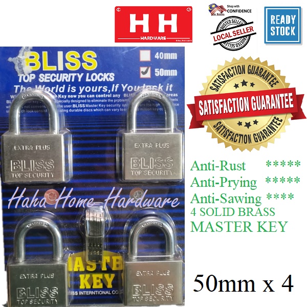 Mangga Kunci ⚠️( Brand Ramdon )( Master Key ) Heavy Duty Parity Padlock ...