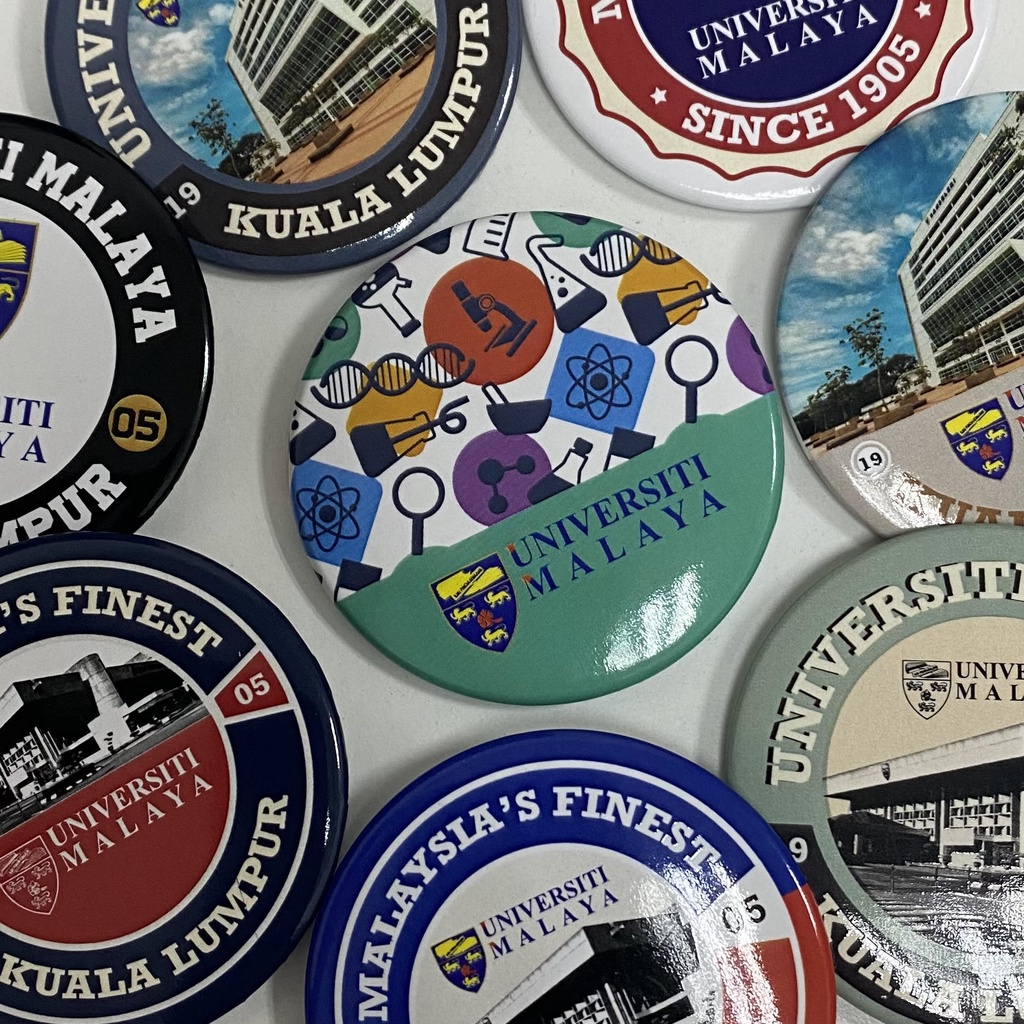 UM BUTTON BADGES UNIVERSITI MALAYA MERCHANDISE | Shopee Malaysia