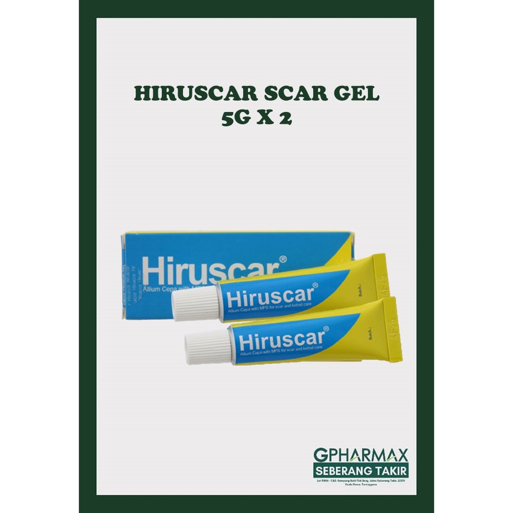 HIRUSCAR SCAR GEL 5G X 2 (TWIN PACK) | Shopee Malaysia