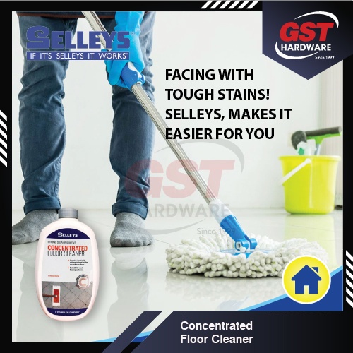 Selleys Concentrated Antibacterial Floor Cleaner 1L Pencuci Lantai ...