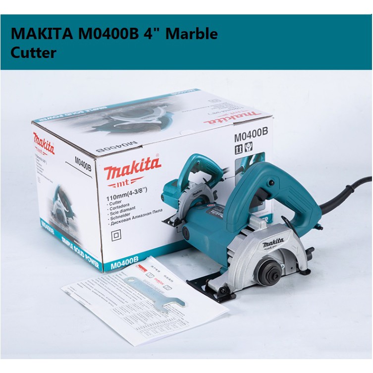 MAKITA M0400B 1,200W 4"/100MM MARBLE CUTTER (12 MTHS WARRANTY) | Shopee ...