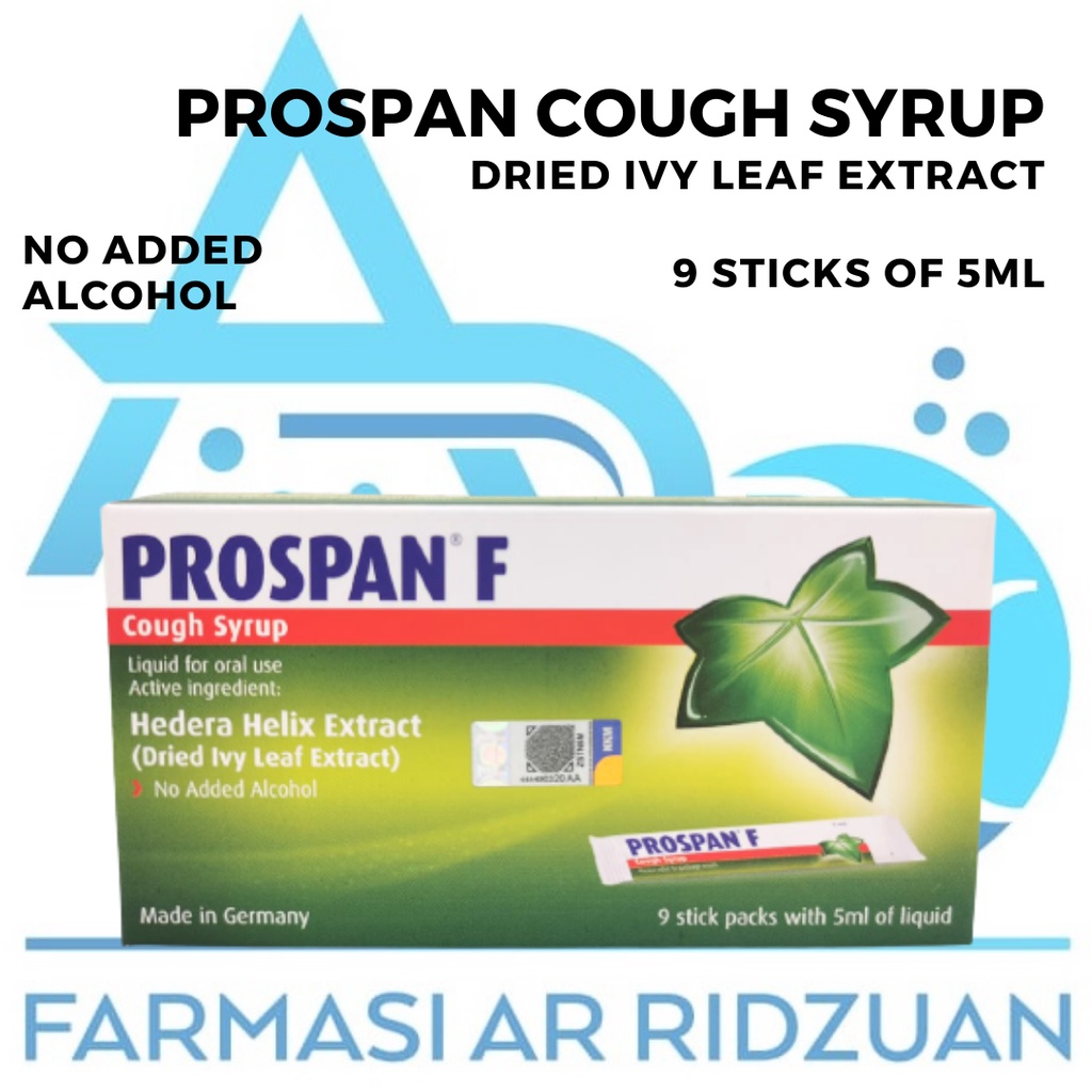 Prospan F Cough Syrup (9's x 5mL) | Shopee Malaysia