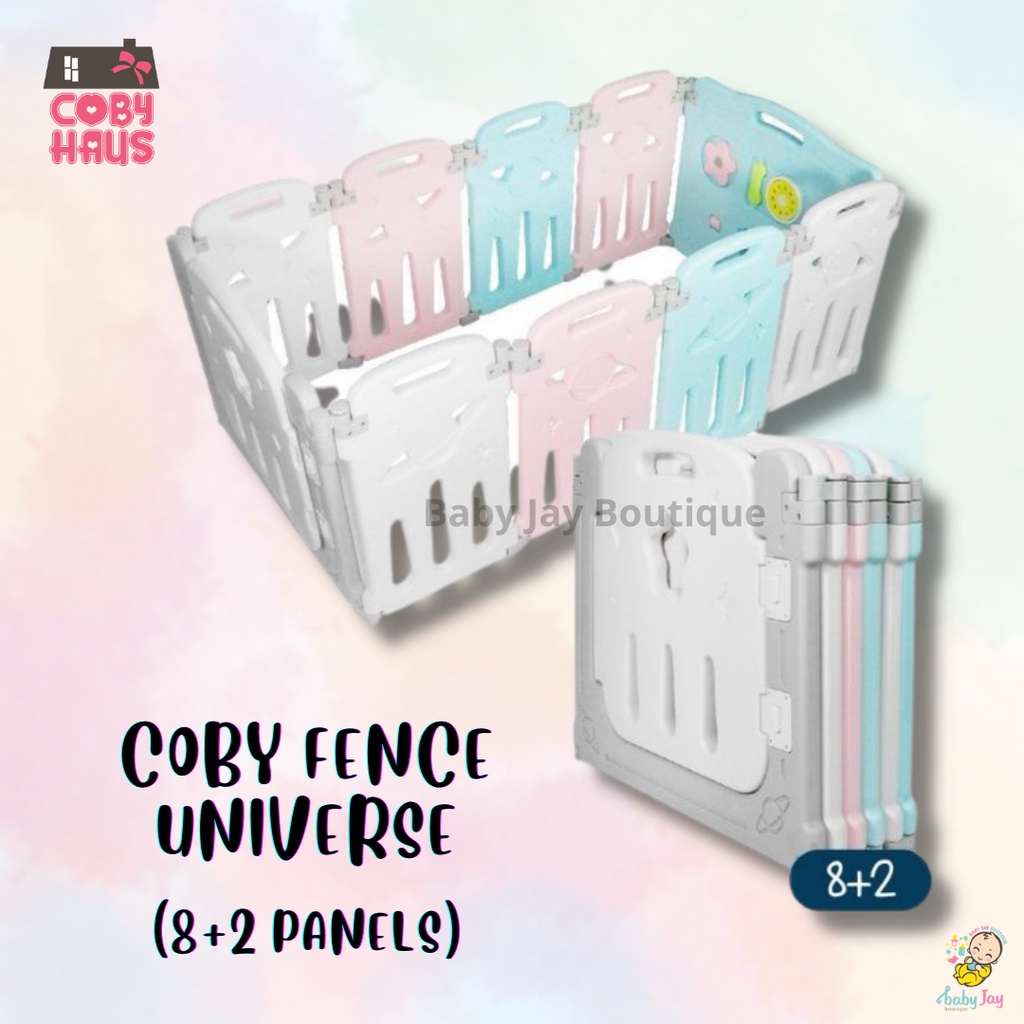COBY FOLDABLE FENCE UNIVERSE (8+2 PANEL) | Shopee Malaysia