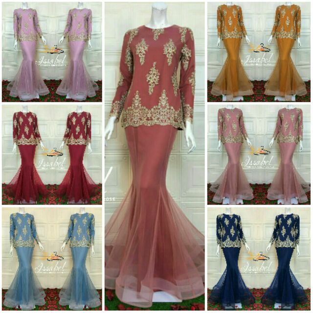 🍀 ISSABEL PRINCESS KURUNG Baju Kenduri Kawin Nikah Tunang Raya Dinner ...