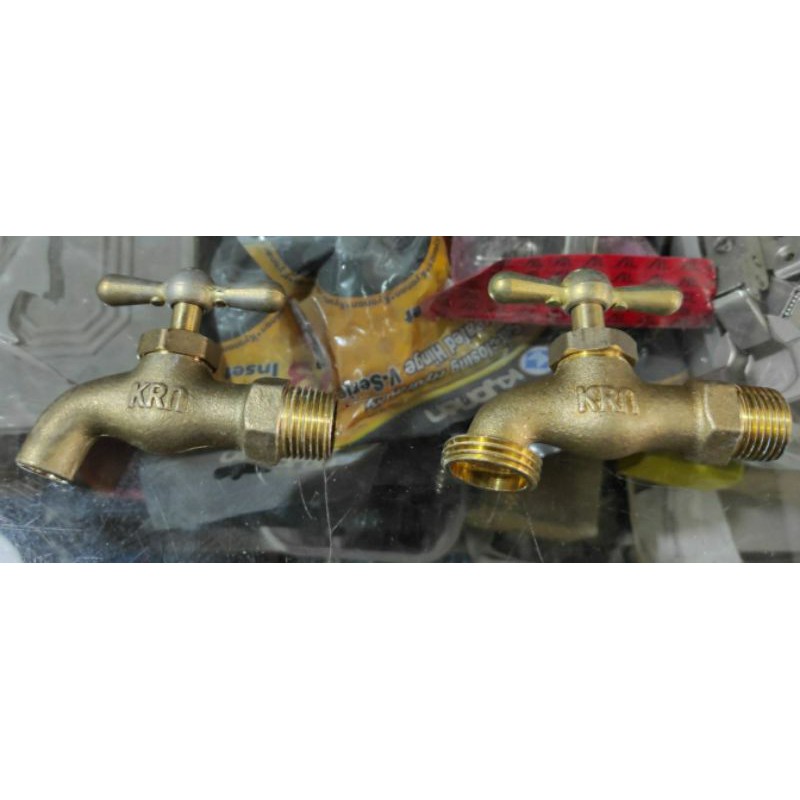 Faucet Solid Brass with hose bibb and plain bibb | Shopee Malaysia