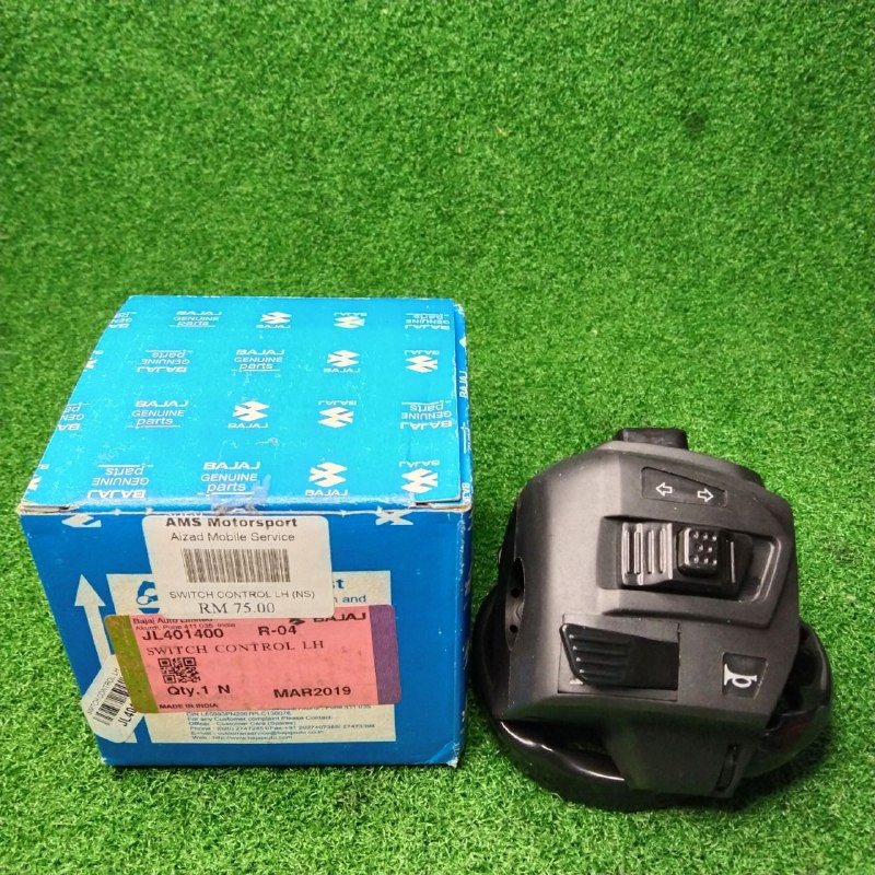 SWITCH CONTROL RH(JL401405)/LH(JL401400) PULSAR NS200 BAJAJ ORIGINAL ...